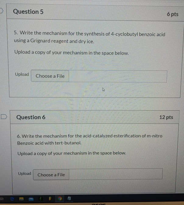 Solved Question 5 6 pts 5. Write the mechanism for the | Chegg.com