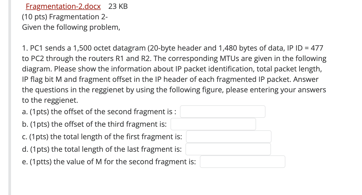 Solved Fragmentation-2.docx 23 KB (10 pts) Fragmentation 2- | Chegg.com