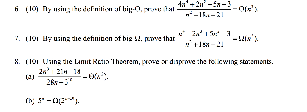 Solved 4n' +2n2 -5n-3 n2-18n-21 6. (10) By using the | Chegg.com
