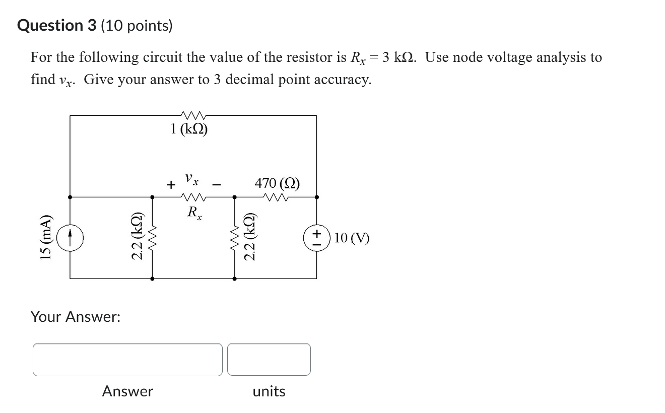 Solved For the following circuit the voltage source vs1=5.85 | Chegg.com