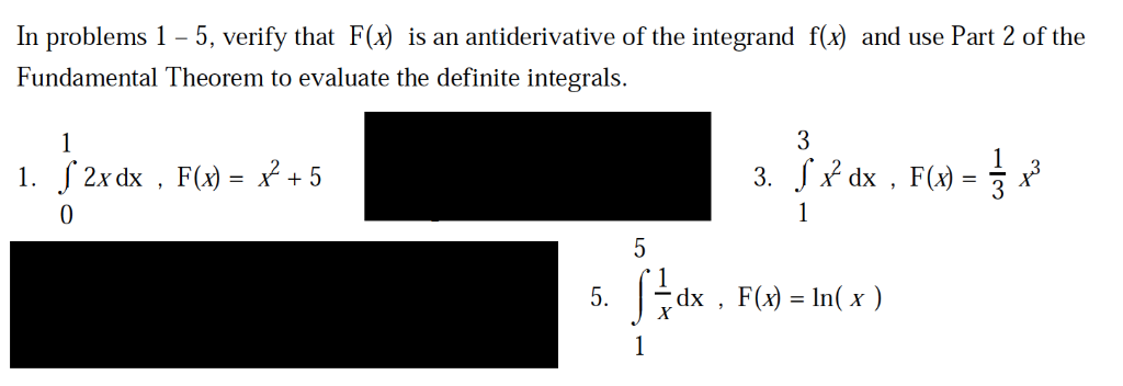 Solved In problems 1 -5, verify that F() is an | Chegg.com