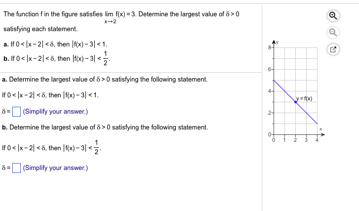 Solved The Function F In The Figure Satisfies Lim F X 3