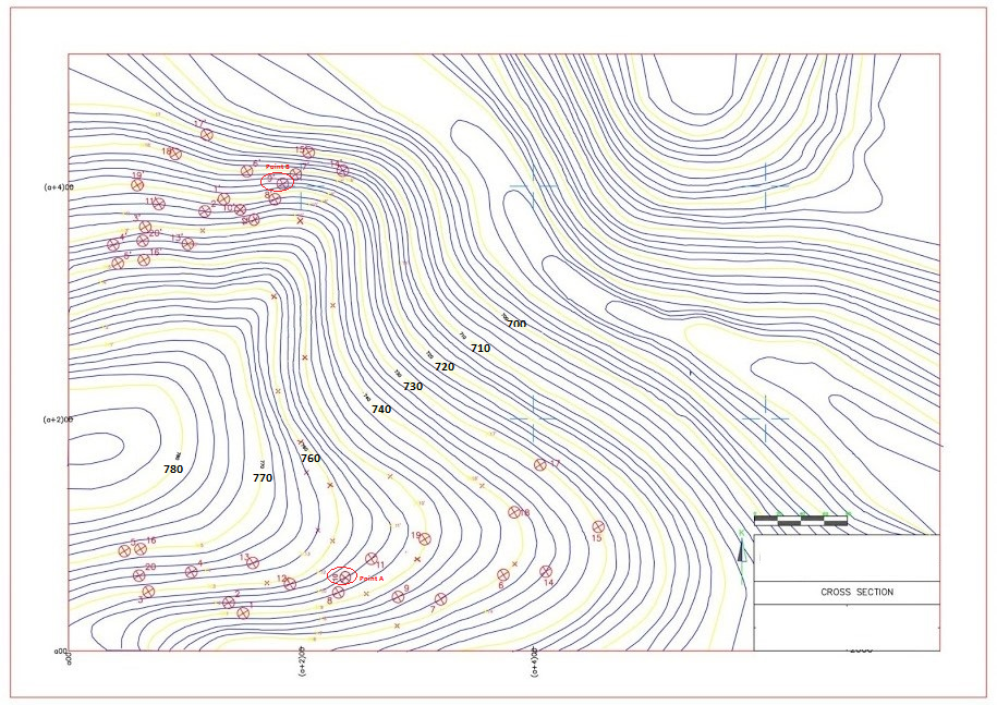 After print out the following map as A4-format, draw | Chegg.com