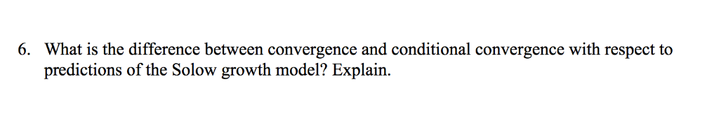 Solved 6. What is the difference between convergence and | Chegg.com