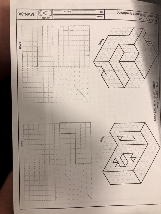 Solved MVN-3A MULTIVIEW Normal Name Lab Hr Surfaces | Chegg.com