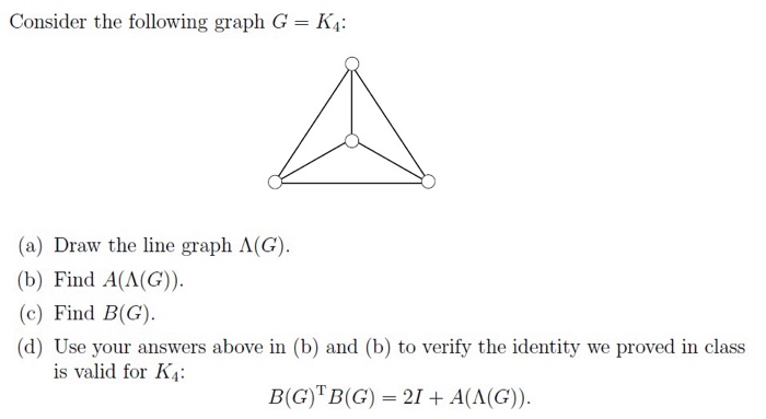 Solved A is the Adjancey Matrix B is the boundary matrix | Chegg.com