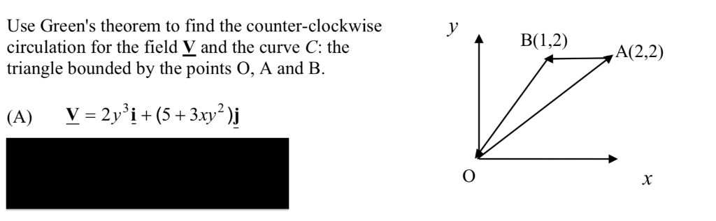 Solved Use Green's theorem to find the counter-clockwise | Chegg.com