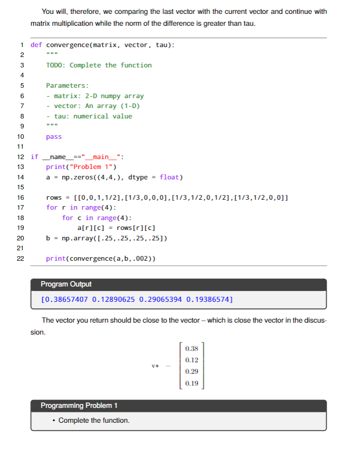 Solved Problem 1: PageRank Read the accompanying lecture | Chegg.com Solved Problem 1: PageRank Read the accompanying lecture | Chegg.com