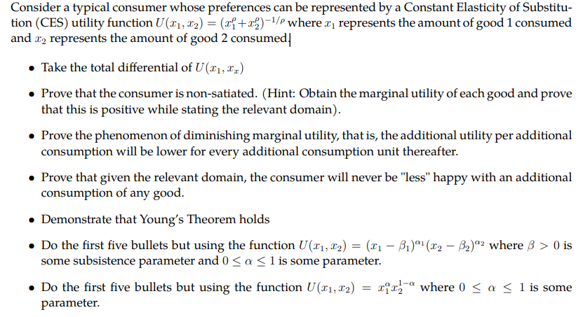 Solved Consider a typical consumer whose preferences can be | Chegg.com