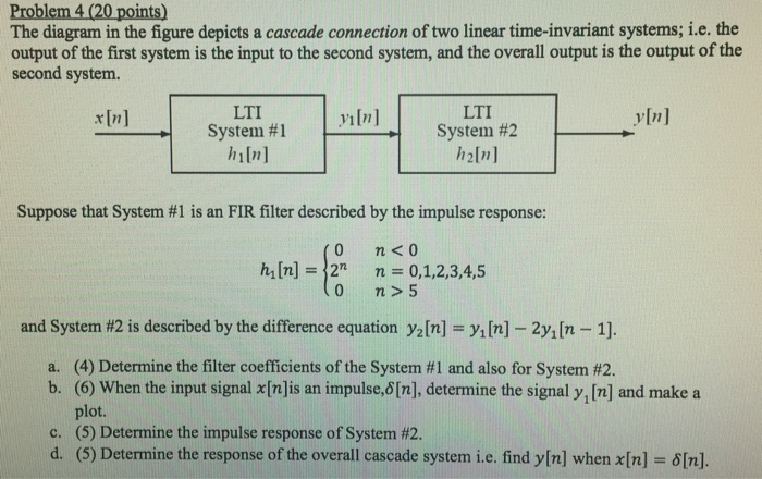 Solved The diagram in the figure depicts a cascade | Chegg.com