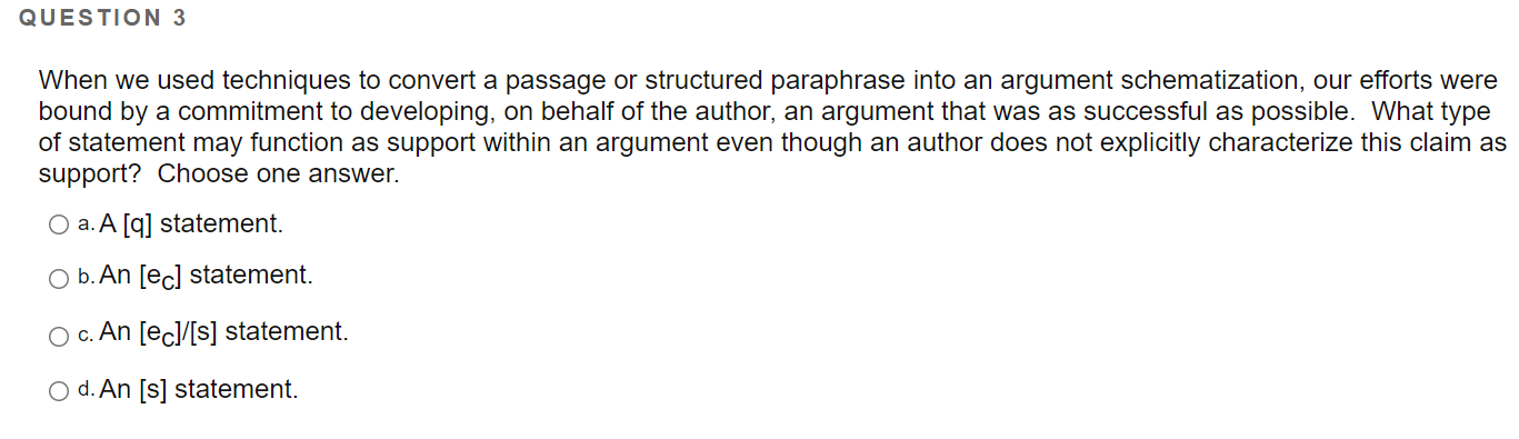 Solved QUESTION 3 When we used techniques to convert a | Chegg.com