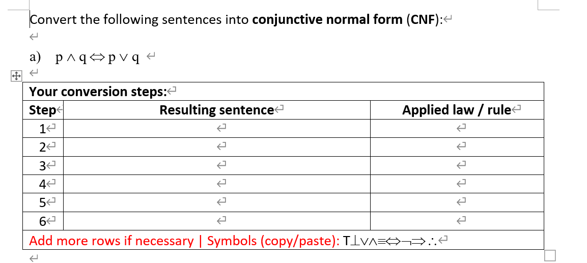 Solved Convert the following sentences into conjunctive | Chegg.com