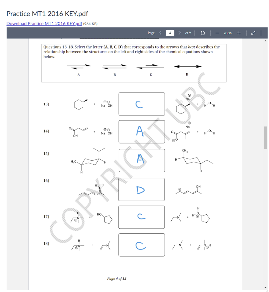 Solved Practice MT1 2016 KEY.pdf Download Practice MT1 2016 | Chegg.com