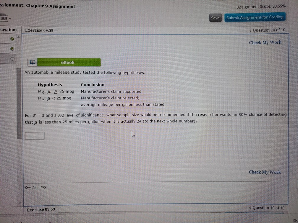Solved ssignment: Chapter 9 Assignment Assignment Score: | Chegg.com Solved ssignment: Chapter 9 Assignment Assignment Score: | Chegg.com