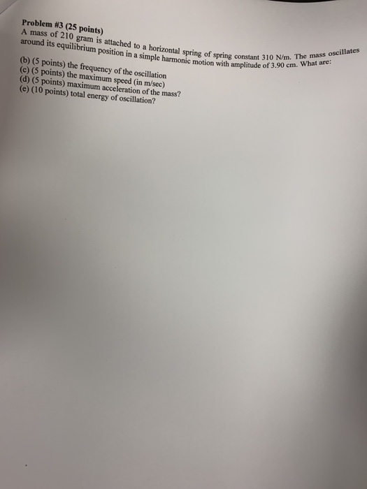 Solved Problem #3 (25 points) around its equilibrium | Chegg.com