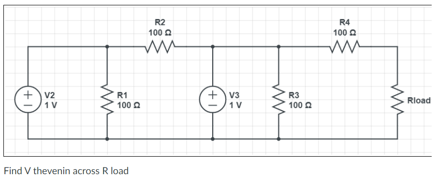 Solved R1 2.22 R3 2.22 A w w + 9V R2 222 3V 1+ B Use | Chegg.com