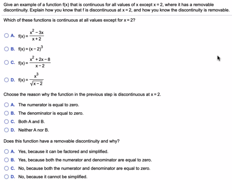 Solved Give an example of a function f(x) that is continuous | Chegg.com