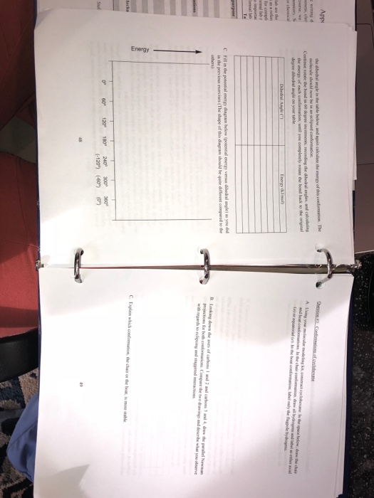 Solved A. Using your molecular modeling kit, construct the | Chegg.com