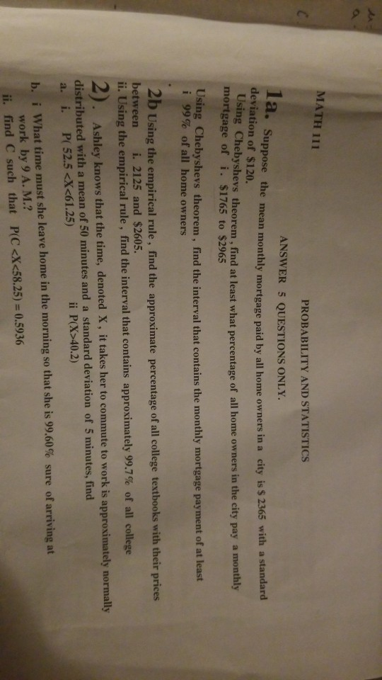 Solved ng Chebyshevs theorem, ind the interval that contains | Chegg.com