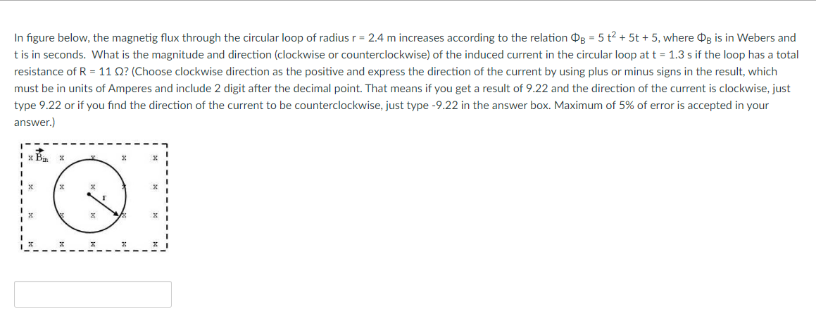 Solved In figure below, the magnetig flux through the | Chegg.com