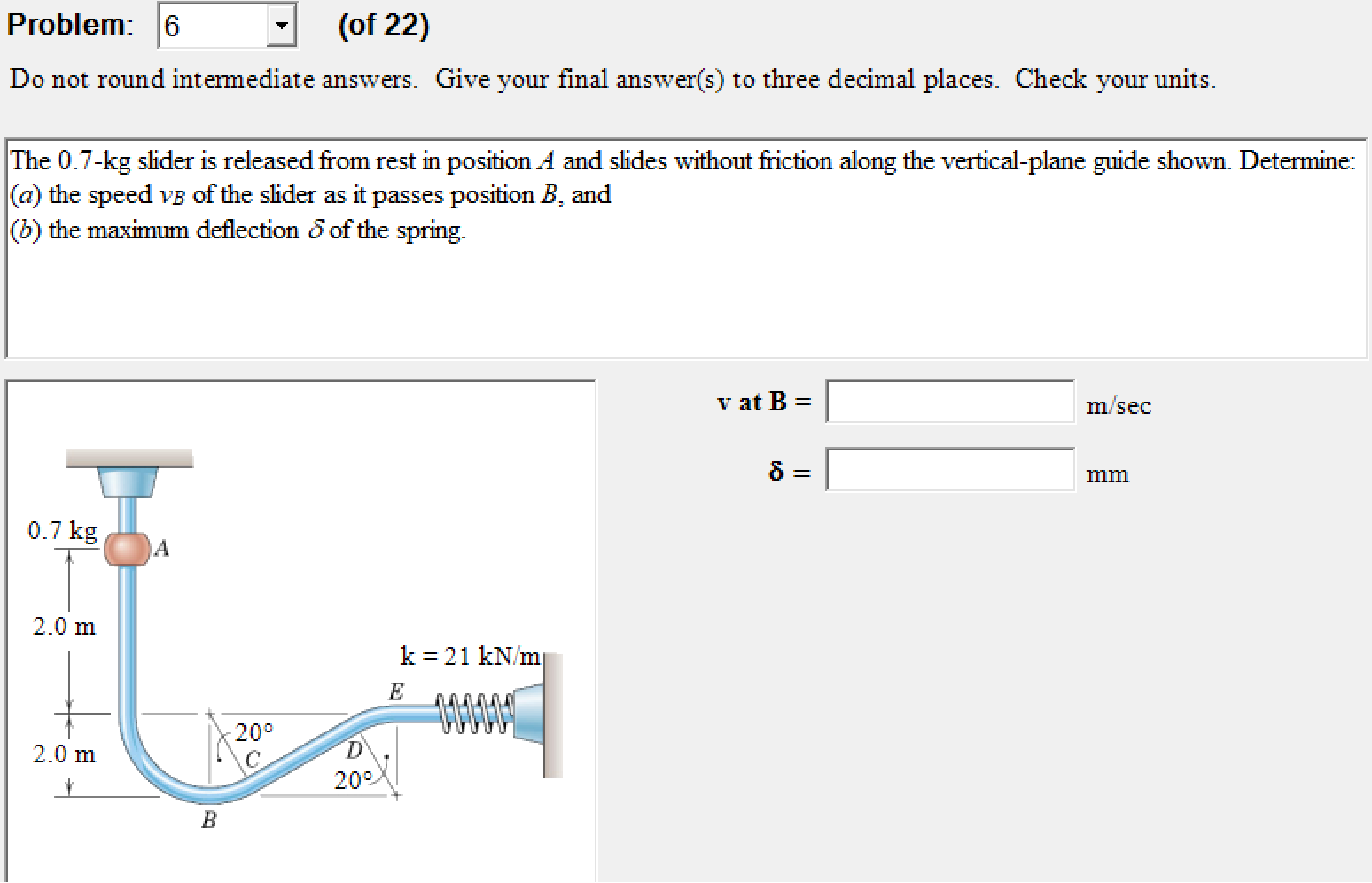 Solved Problem: (of 22) Do not round intermediate answers. | Chegg.com