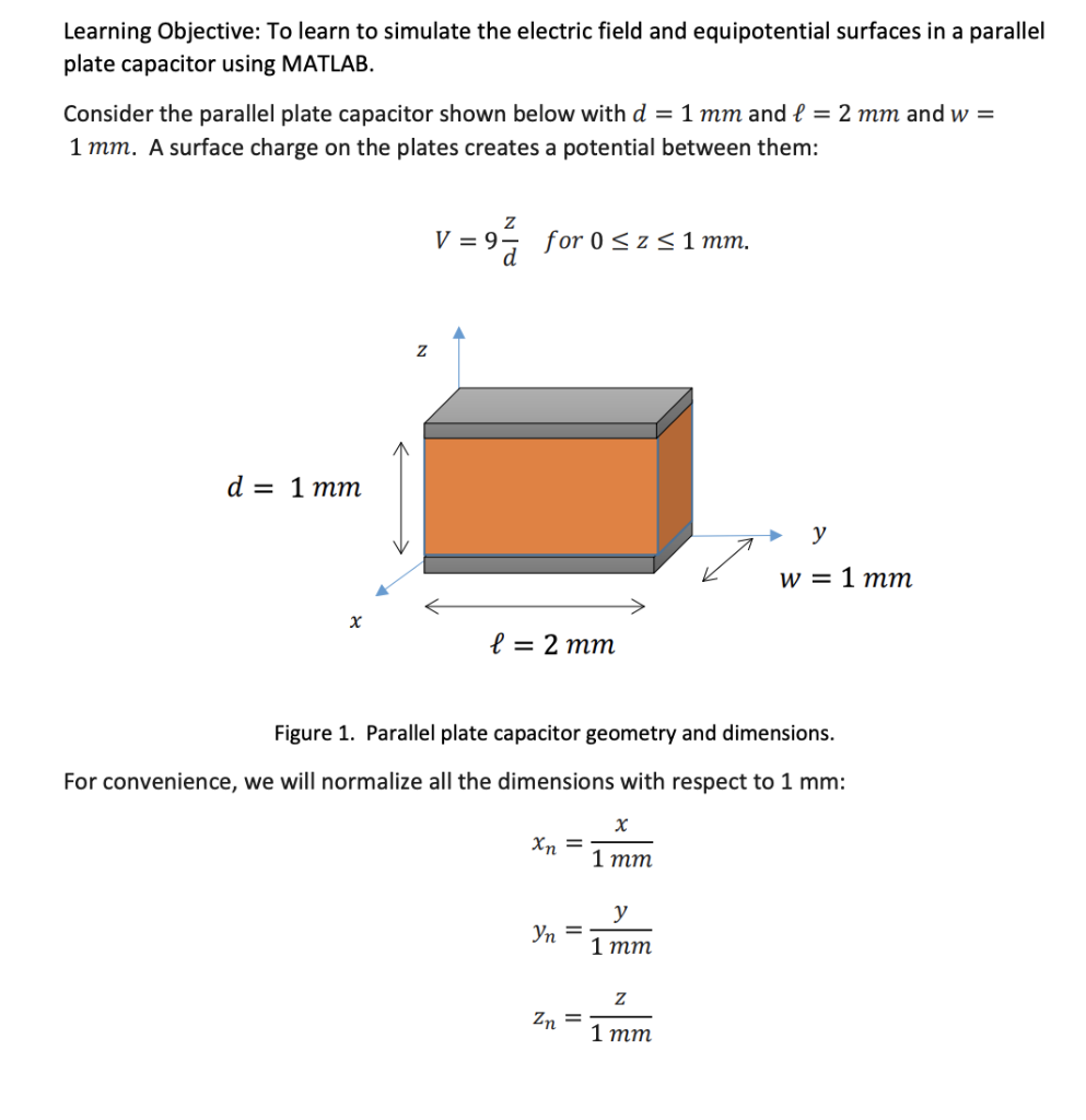 Solved Learning Objective: To learn to simulate the electric | Chegg.com