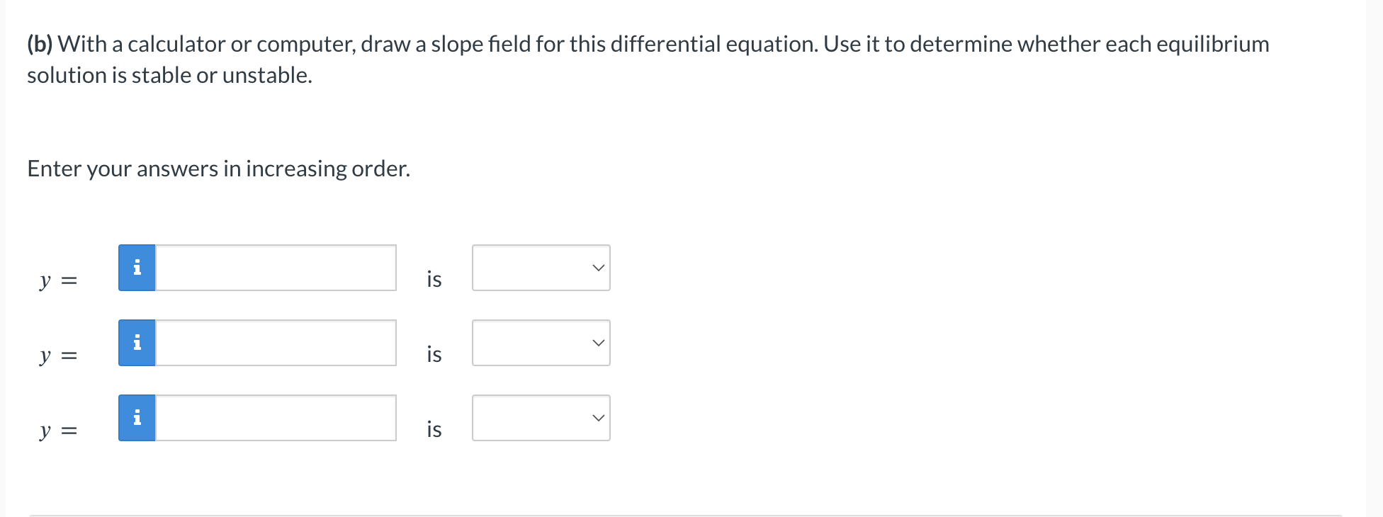 Solved (a) Find all equilibrium solutions for the equation | Chegg.com