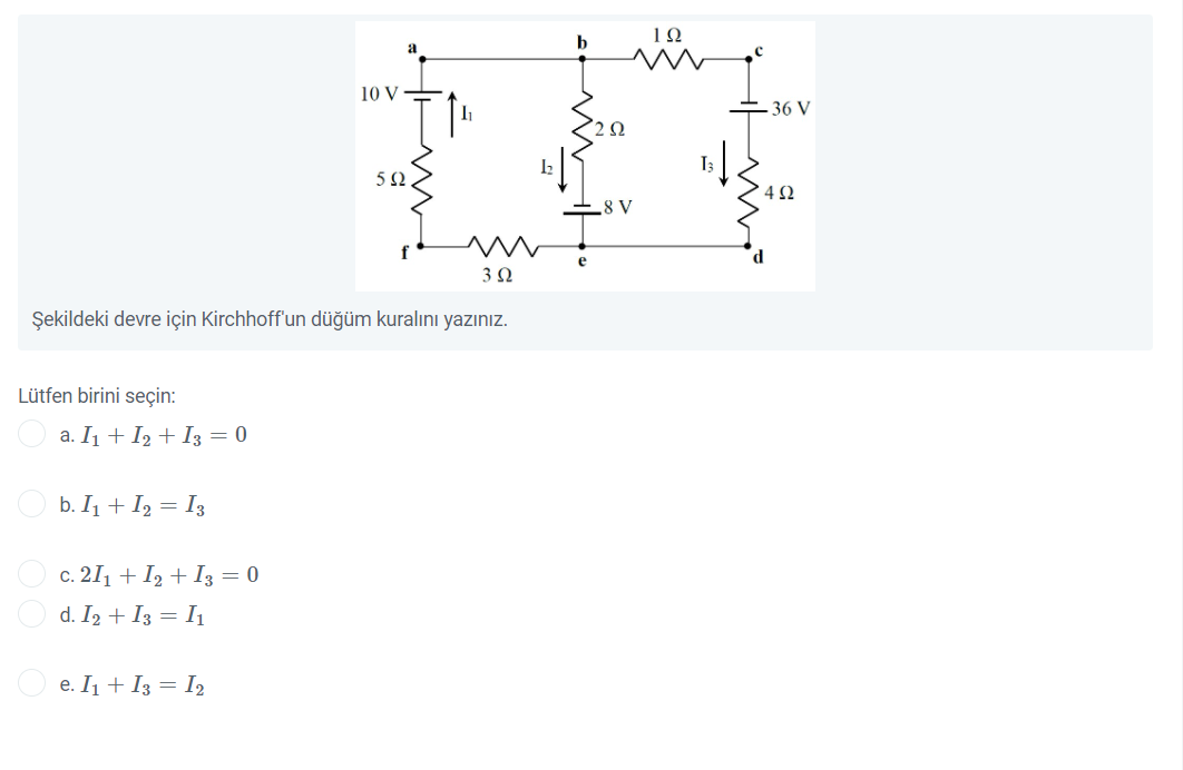 Solved Write the Kirchhoff Un node rule for the circuit | Chegg.com