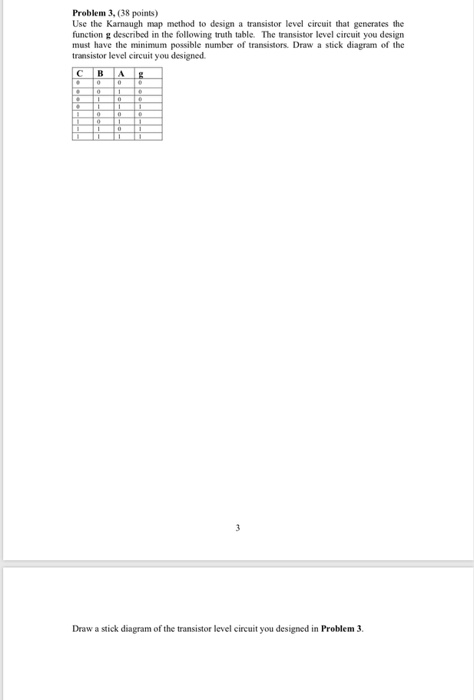 Solved Problem 338 Points Use The Karnaugh Map Method To 2272