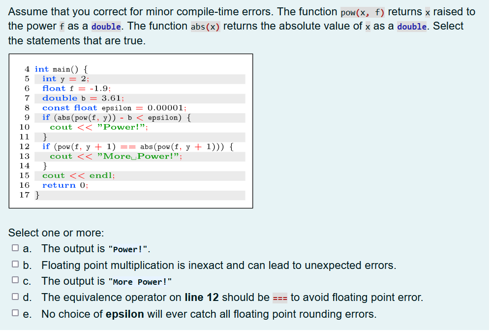 Solved Assume that you correct for minor compile-time | Chegg.com Solved Assume that you correct for minor compile-time | Chegg.com