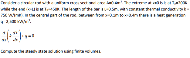 Solved This is a computational fluid dynamics class, please | Chegg.com