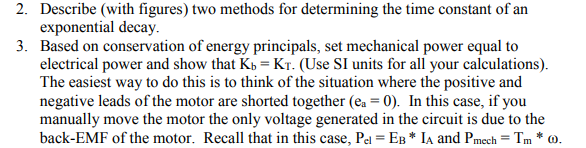 Solved Describe (with figures) two methods for determining | Chegg.com