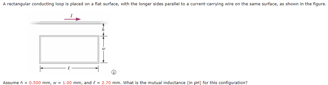 Solved A rectangular conducting loop is ﻿placed on ﻿a flat | Chegg.com
