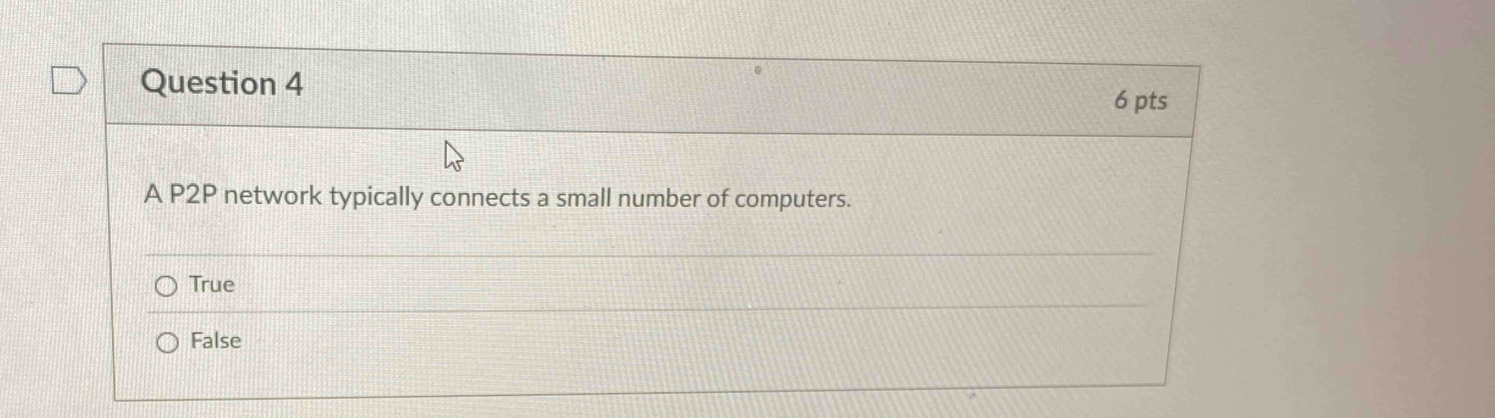 Solved Question 4A P2P network typically connects a small | Chegg.com