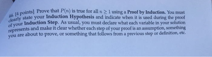 Solved 5. INDUCTION For each integer n 2 1, define the sum | Chegg.com