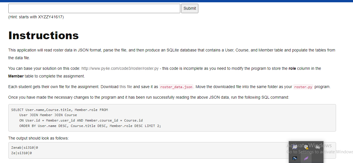 Solved This application will read roster data in JSON | Chegg.com