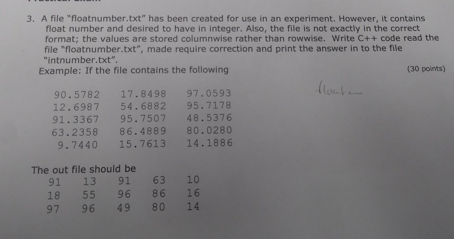 Solved i have file how do get code to read file and | Chegg.com
