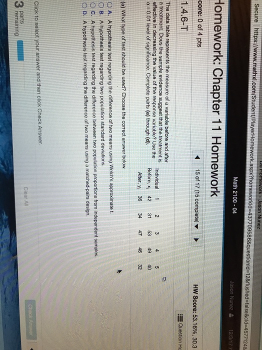 Solved Homework-Jason Nunez secure | Chegg.com