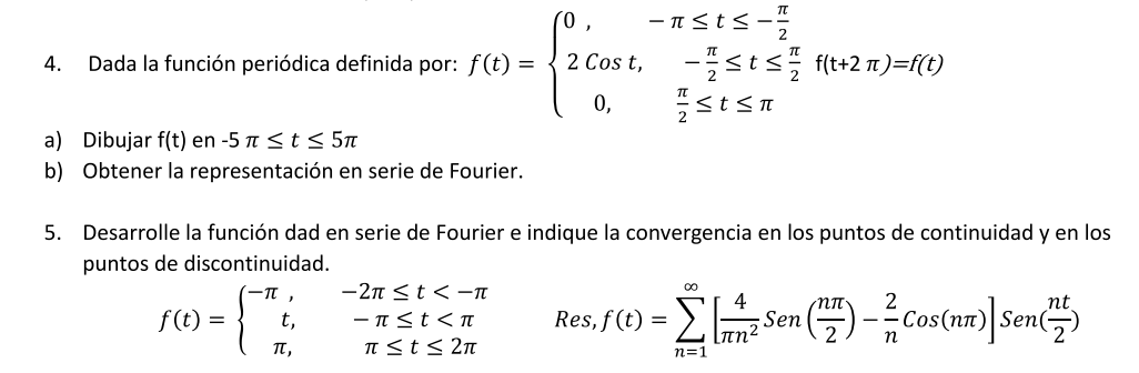 Solved Given the defined function (Problem 4) A) Plot f(t) | Chegg.com