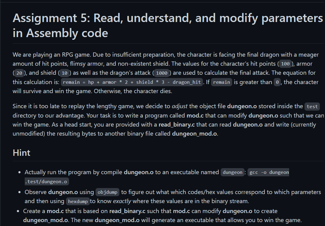 Assignment 5 Read Understand And Modify Parameters 0064