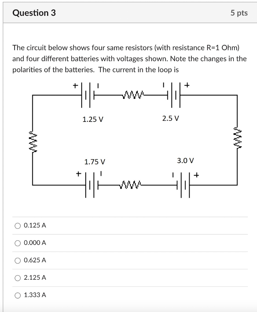 Solved The circuit below shows four same resistors (with | Chegg.com