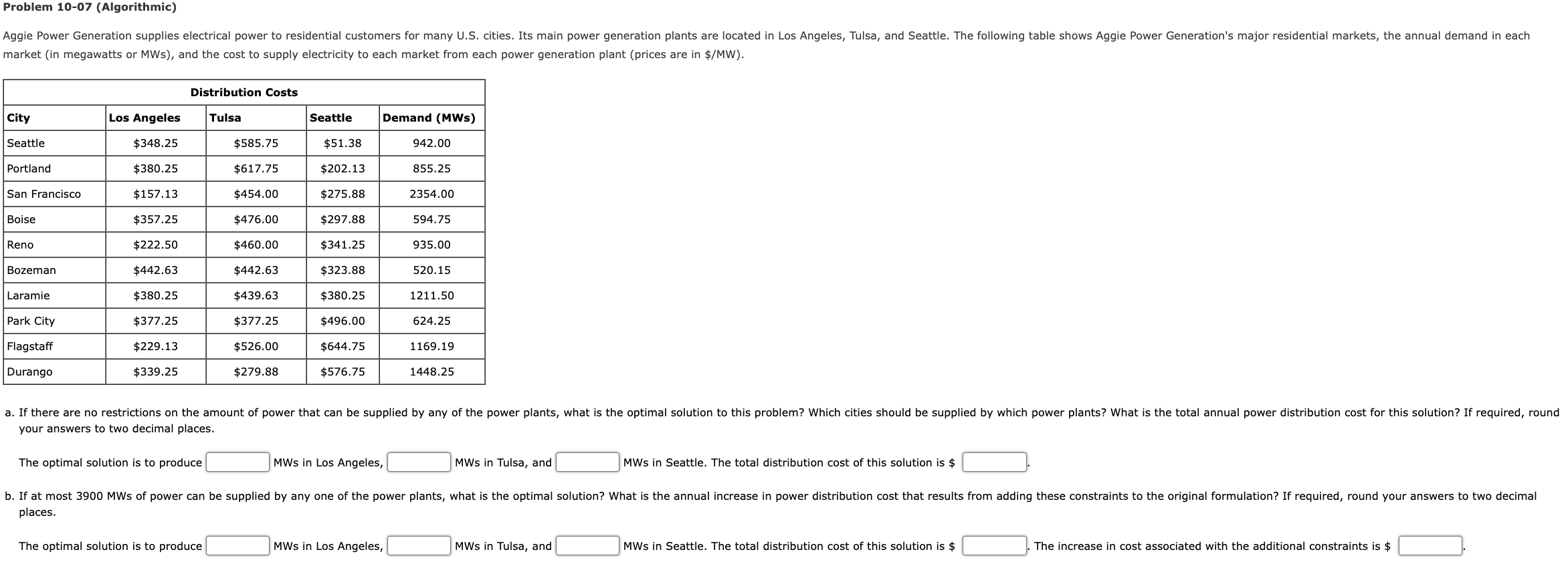 Solved Problem 10-07 Hi can you please help me to solve this | Chegg.com