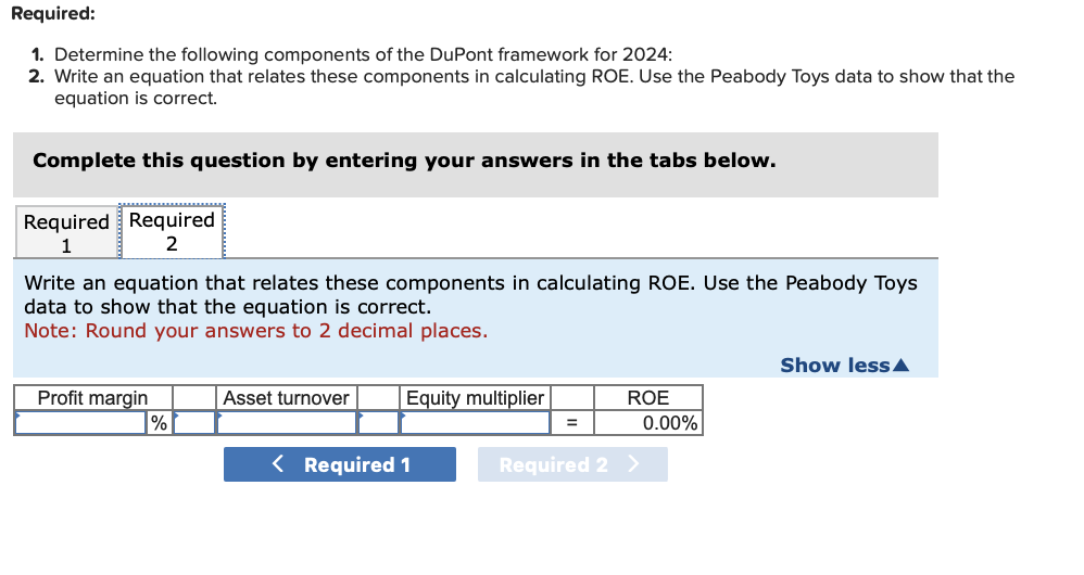 Solved Exercise 4-28 (Algo) DuPont analysis [LO4-10] The | Chegg.com