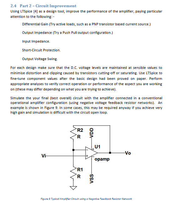 1.1 The Differential Input Stage The basic | Chegg.com