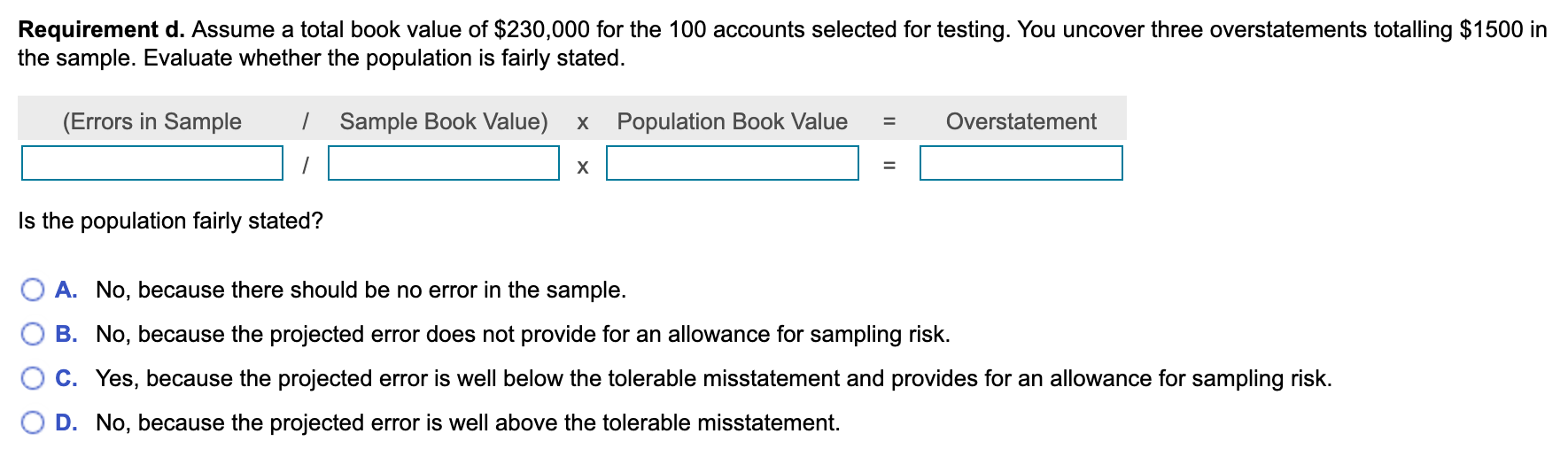 Solved You are planning to use nonstatistical sampling to | Chegg.com