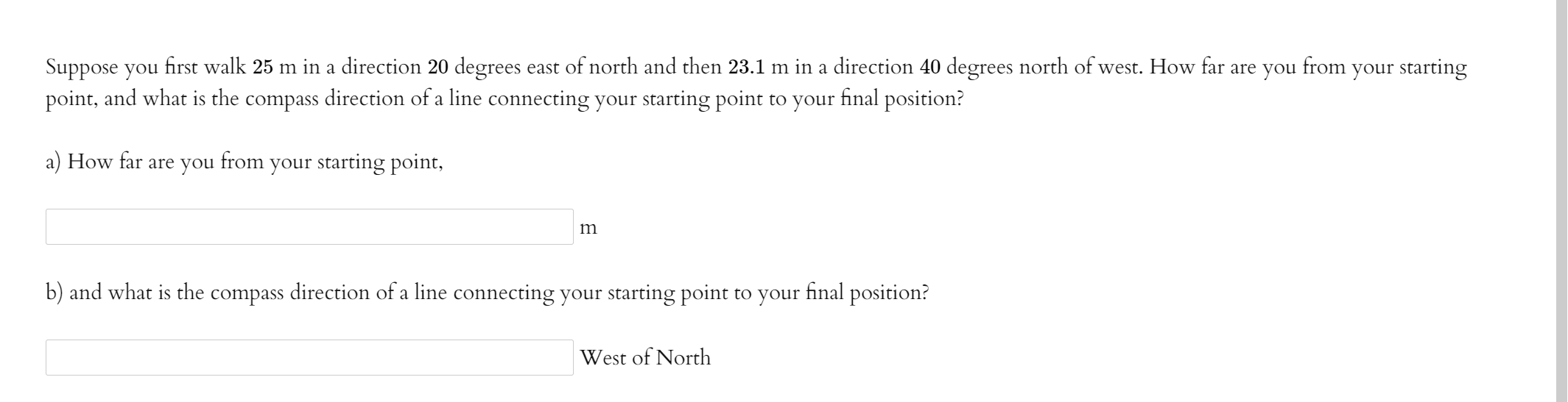 Solved NOTE: the answer for (a) is NOT 27.6 and the answer | Chegg.com