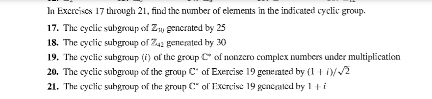 Solved In Exercises 17 through 21, find the number of | Chegg.com