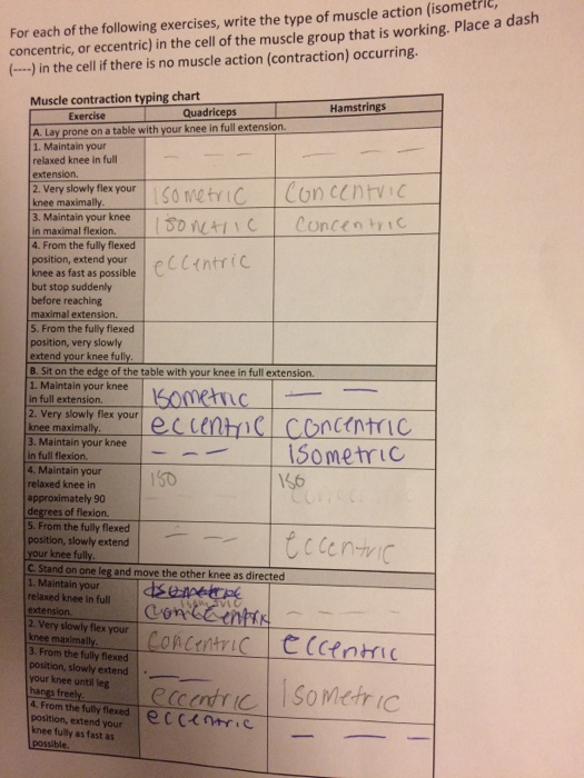 Solved For each of the following exercises, write the type | Chegg.com