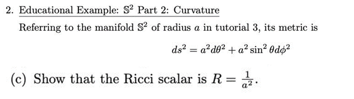 Solved 2. Educational Example: S2 Part 2: Curvature | Chegg.com