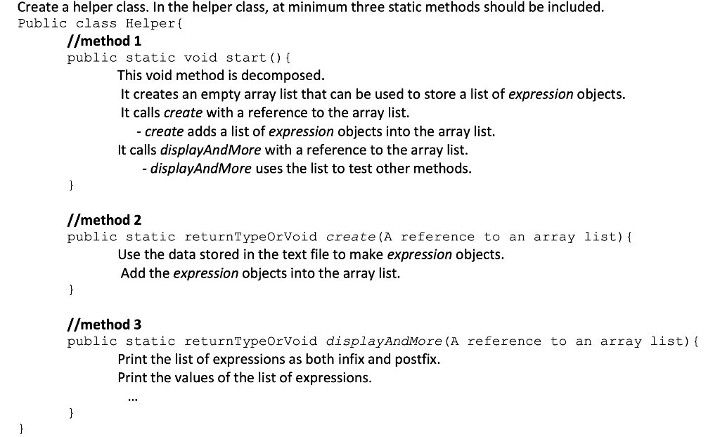 Solved B Project Description An Expression Evaluator For 